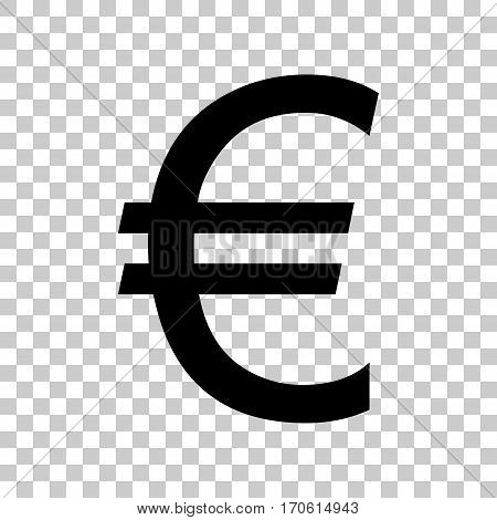 Euro Sign. Black Icon Vector & Photo (Free Trial) | Bigstock
