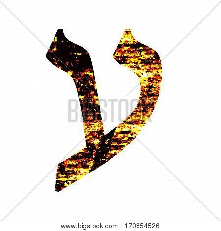 Hebrew Letter Ayin. Vector & Photo (Free Trial) | Bigstock