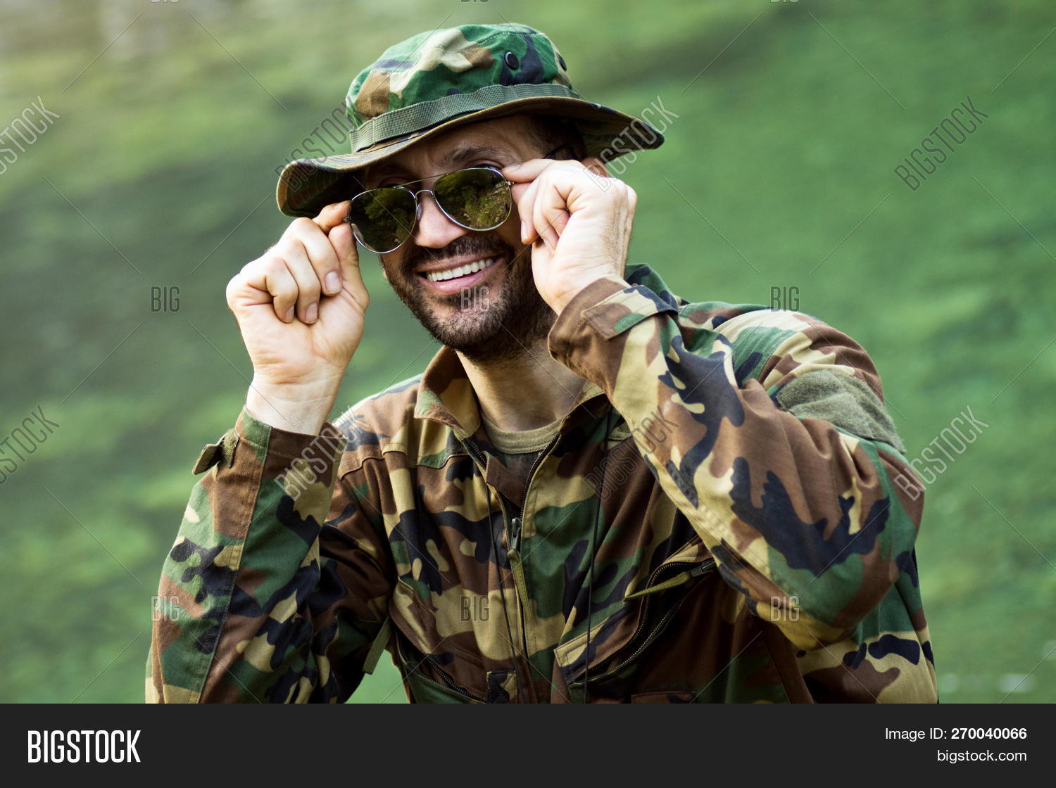 Portrait Smiling Park Image & Photo (Free Trial) | Bigstock