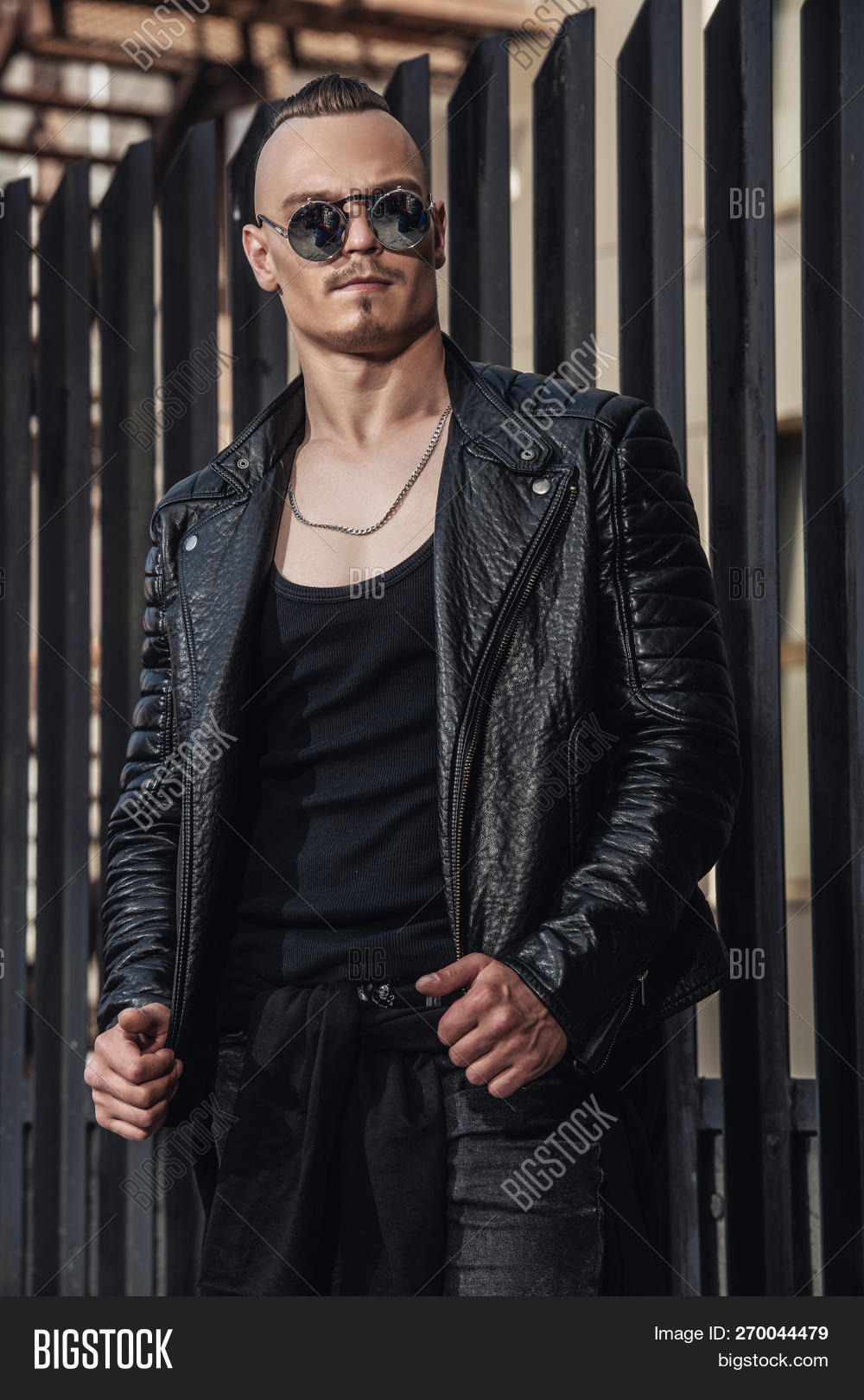 Portrait Punk Man On Image & Photo (Free Trial) | Bigstock