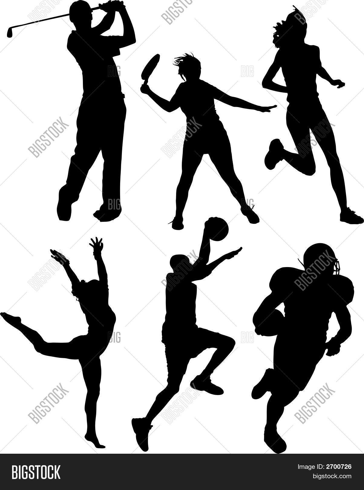 Sports Silhouettes Vector & Photo (Free Trial) | Bigstock