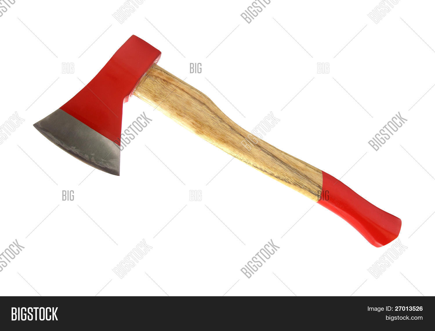 Axe Red Wooden Handle Image & Photo (Free Trial) | Bigstock