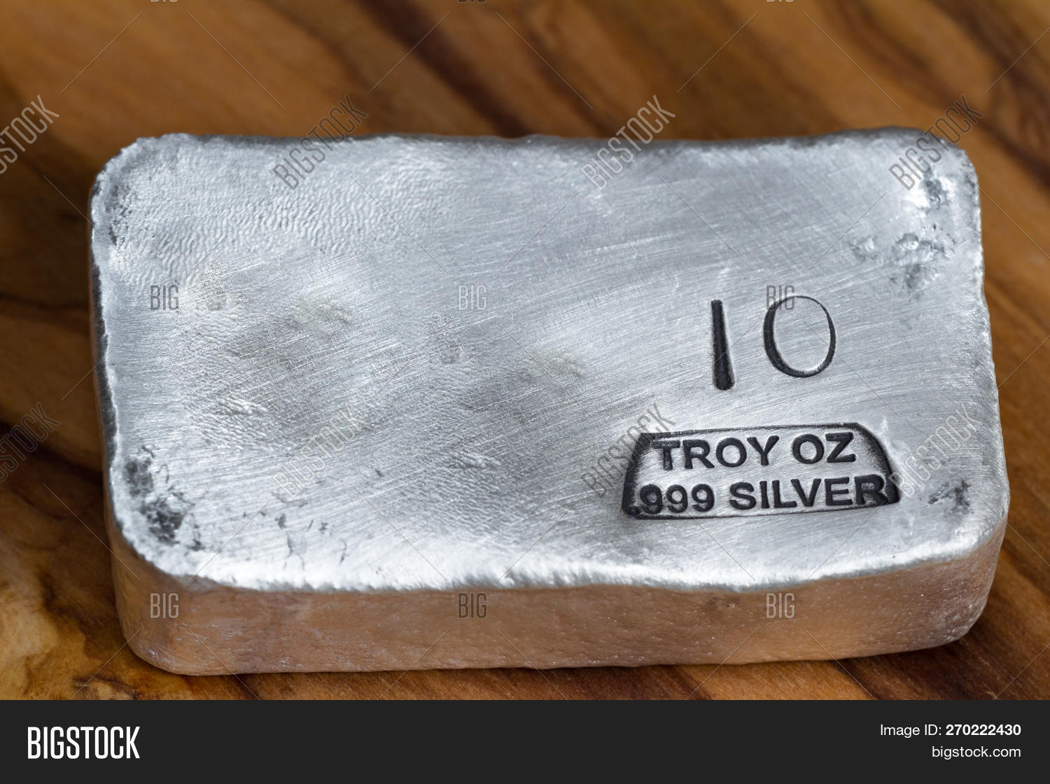 Poured Silver Bar Image & Photo (Free Trial) | Bigstock