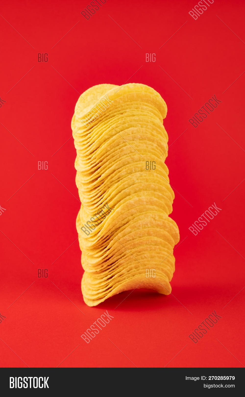Stack Potato Chips Image & Photo (Free Trial) | Bigstock