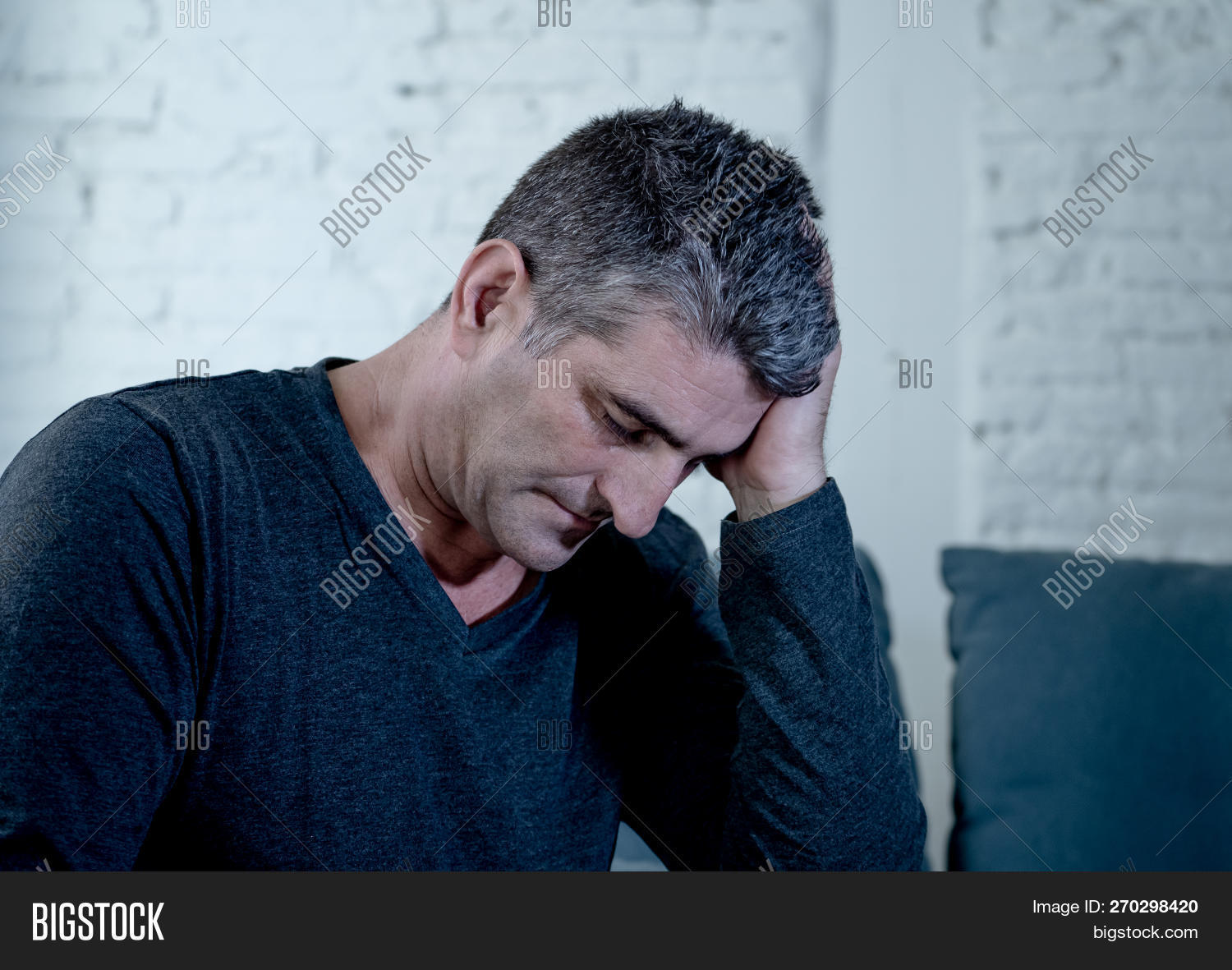 Depressed Overwhelmed Image & Photo (Free Trial) | Bigstock