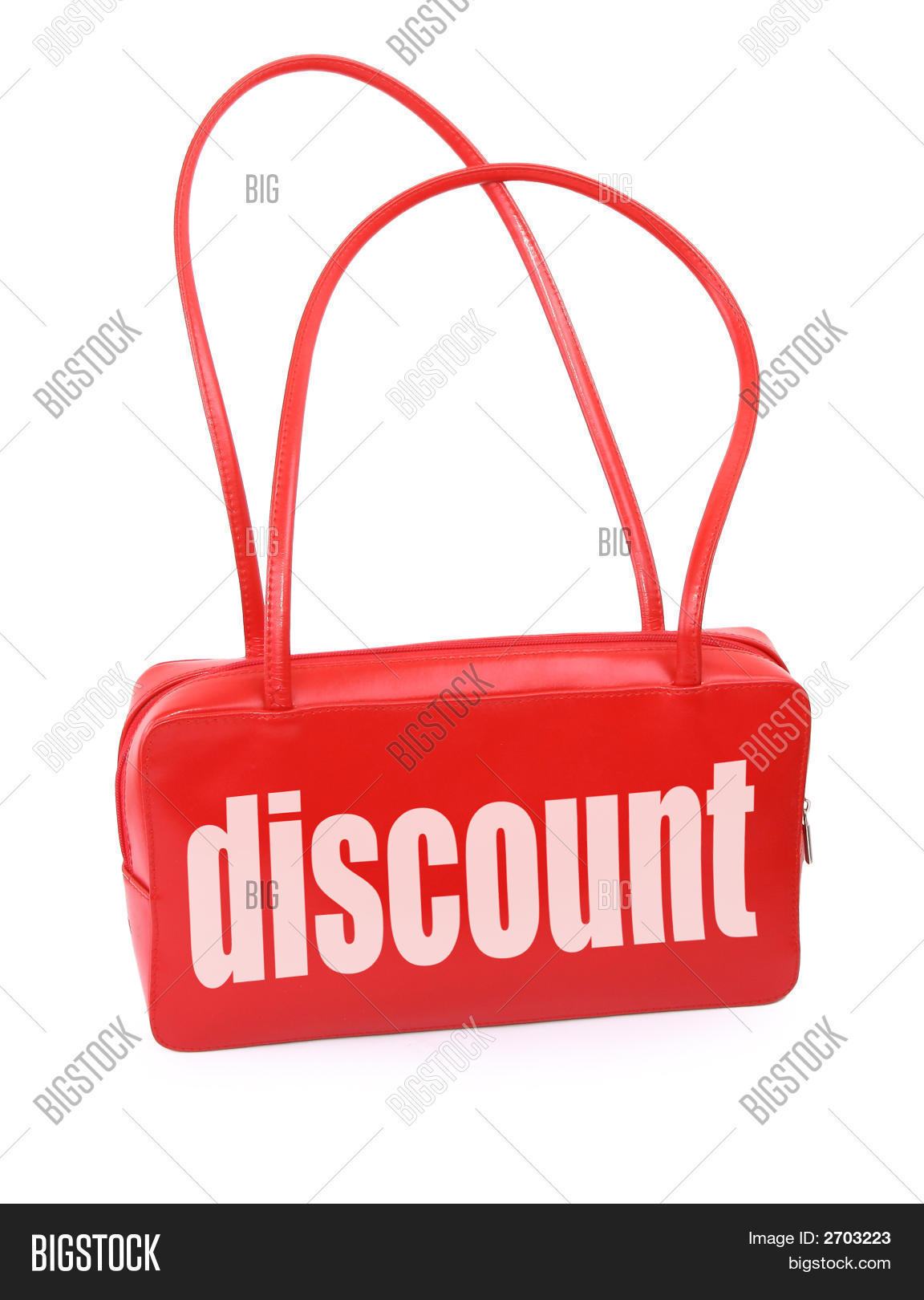 Handbag Discount Sign Image & Photo (Free Trial) | Bigstock