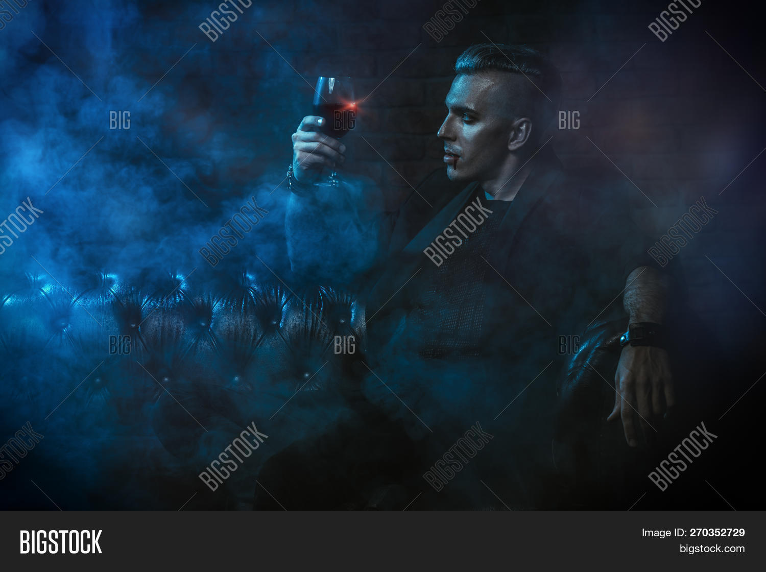 Vampire Man Sitting Image & Photo (Free Trial) | Bigstock