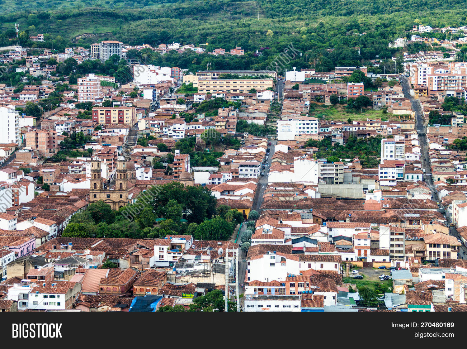 Imagen y foto Aerial View San Gil (prueba gratis) | Bigstock