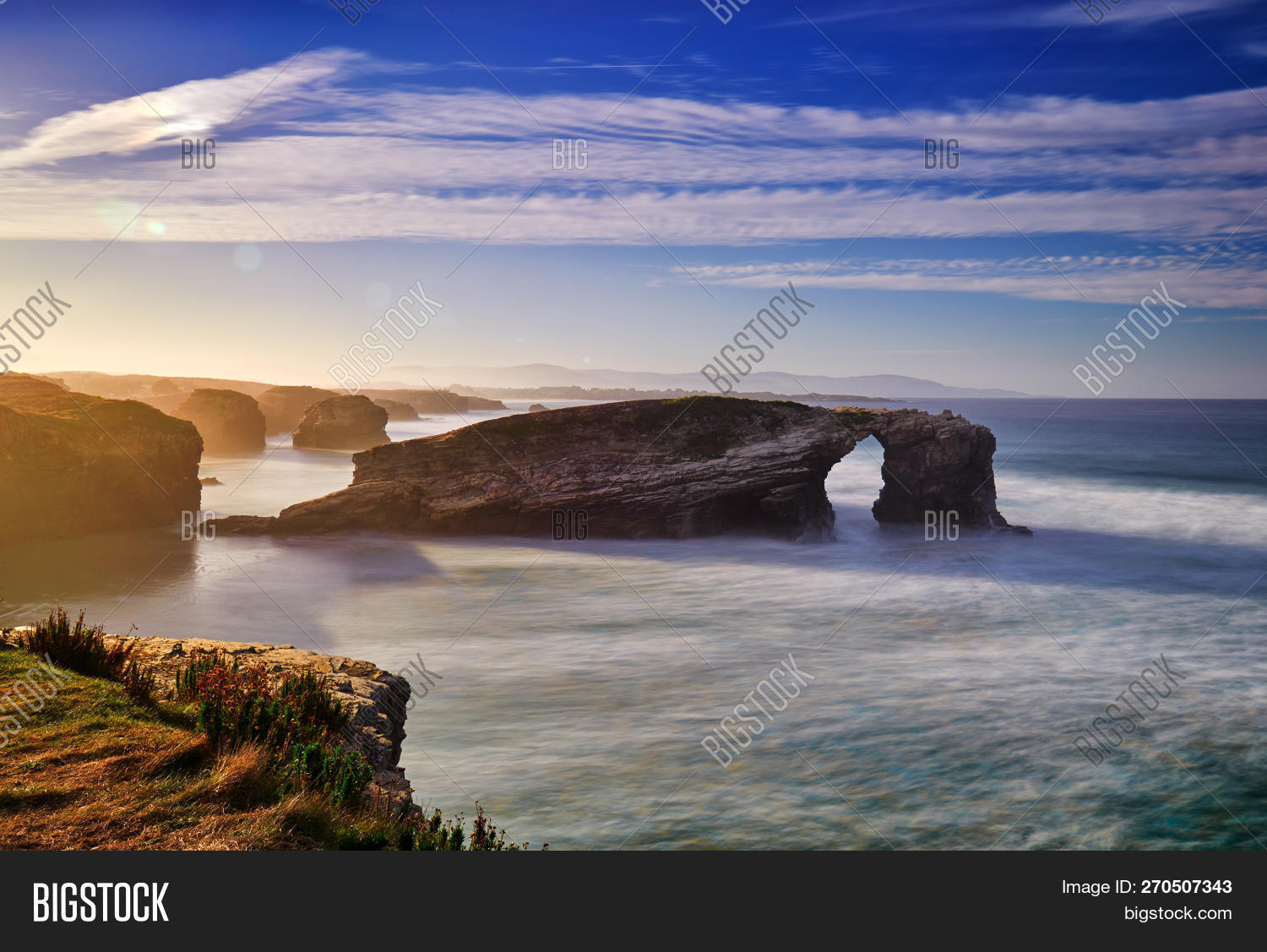 Beautiful Sunset Stone Image & Photo (Free Trial) | Bigstock