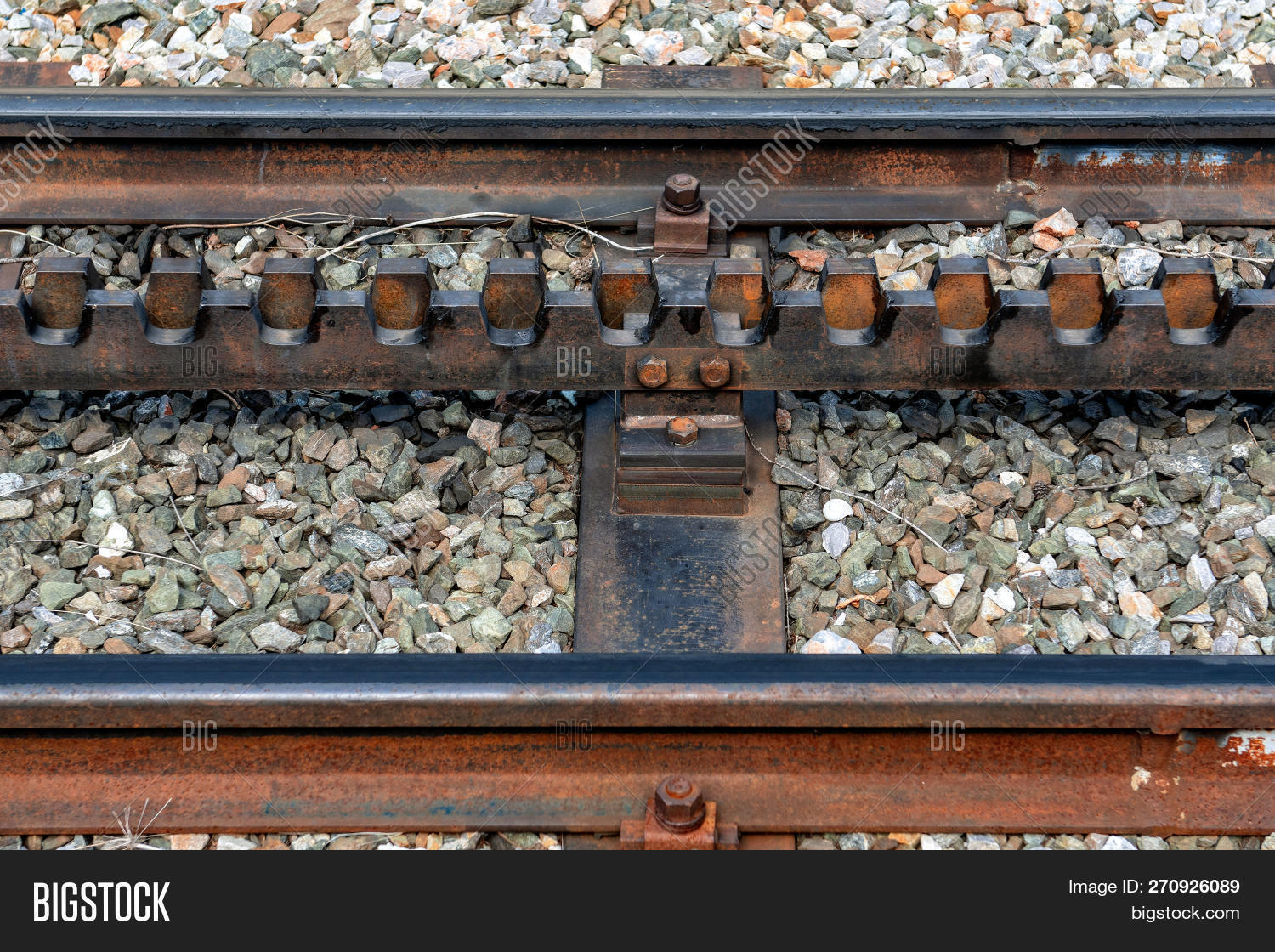 Close- Railroad Track Image & Photo (Free Trial) | Bigstock