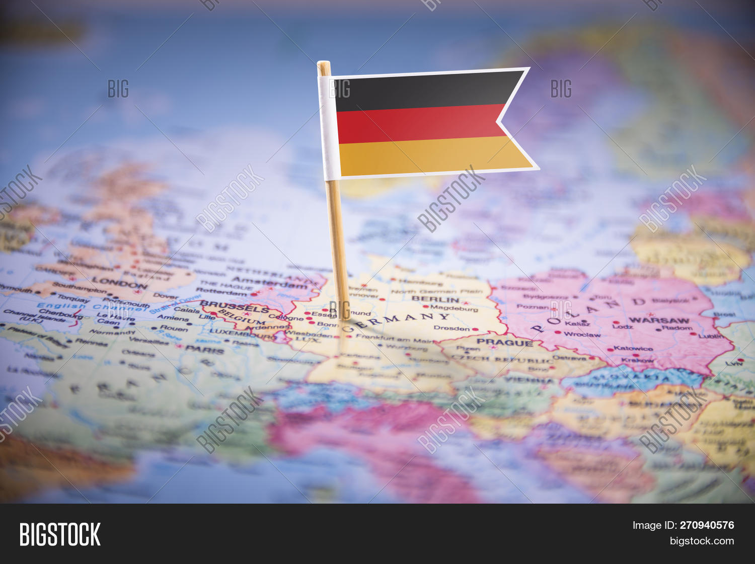 Germany Marked Flag On Image & Photo (Free Trial) | Bigstock