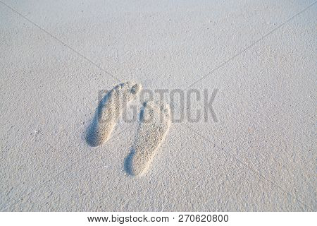 Two Footprints Sand Image & Photo (Free Trial) | Bigstock