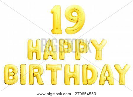 Happy Birthday 19 Image & Photo (Free Trial) | Bigstock