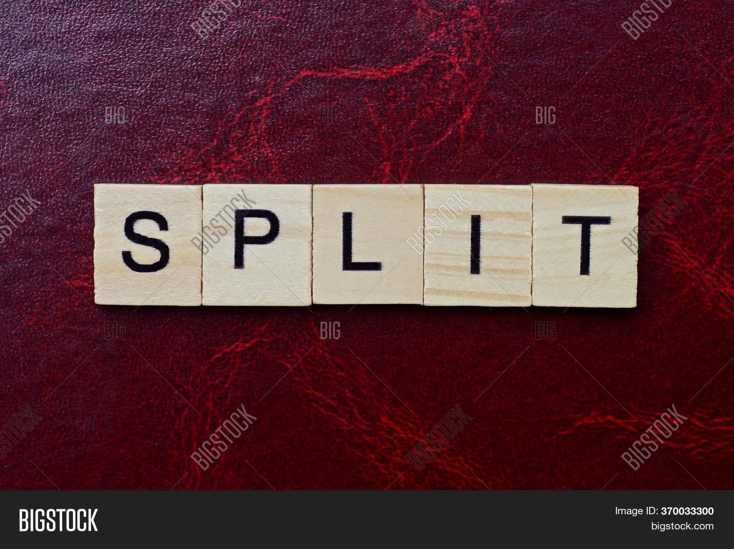 Text Word Split Gray Image & Photo (Free Trial) | Bigstock