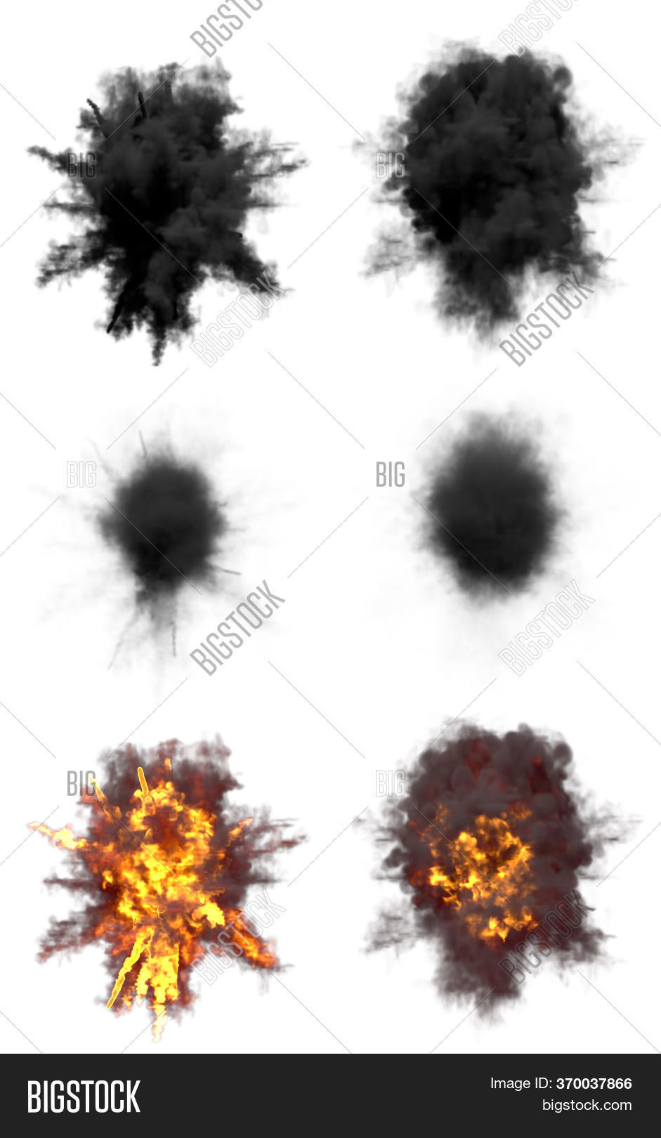 6 Round Explosions Image & Photo (Free Trial) | Bigstock