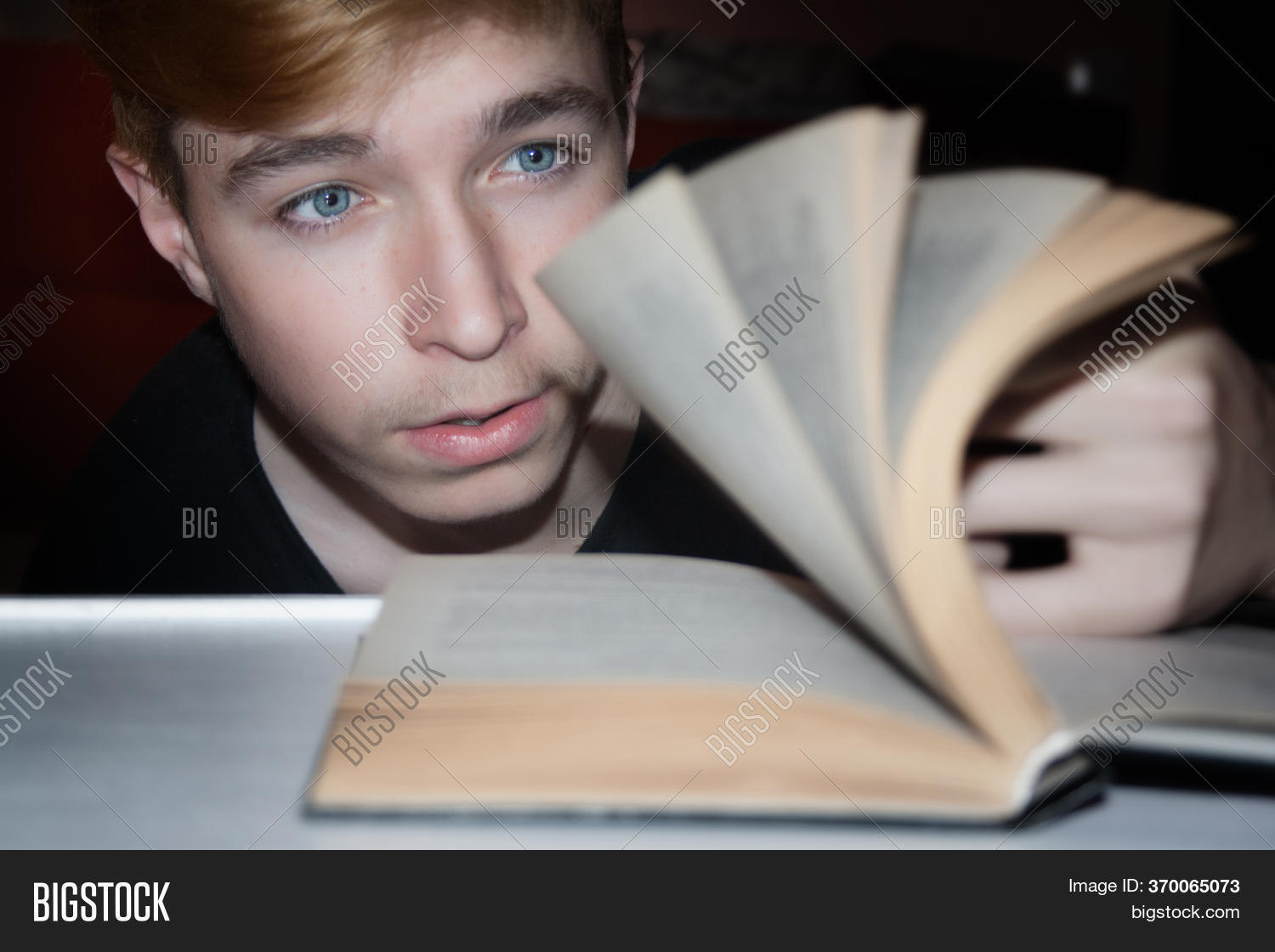 Guy Tries Read Book, Image & Photo (Free Trial) | Bigstock