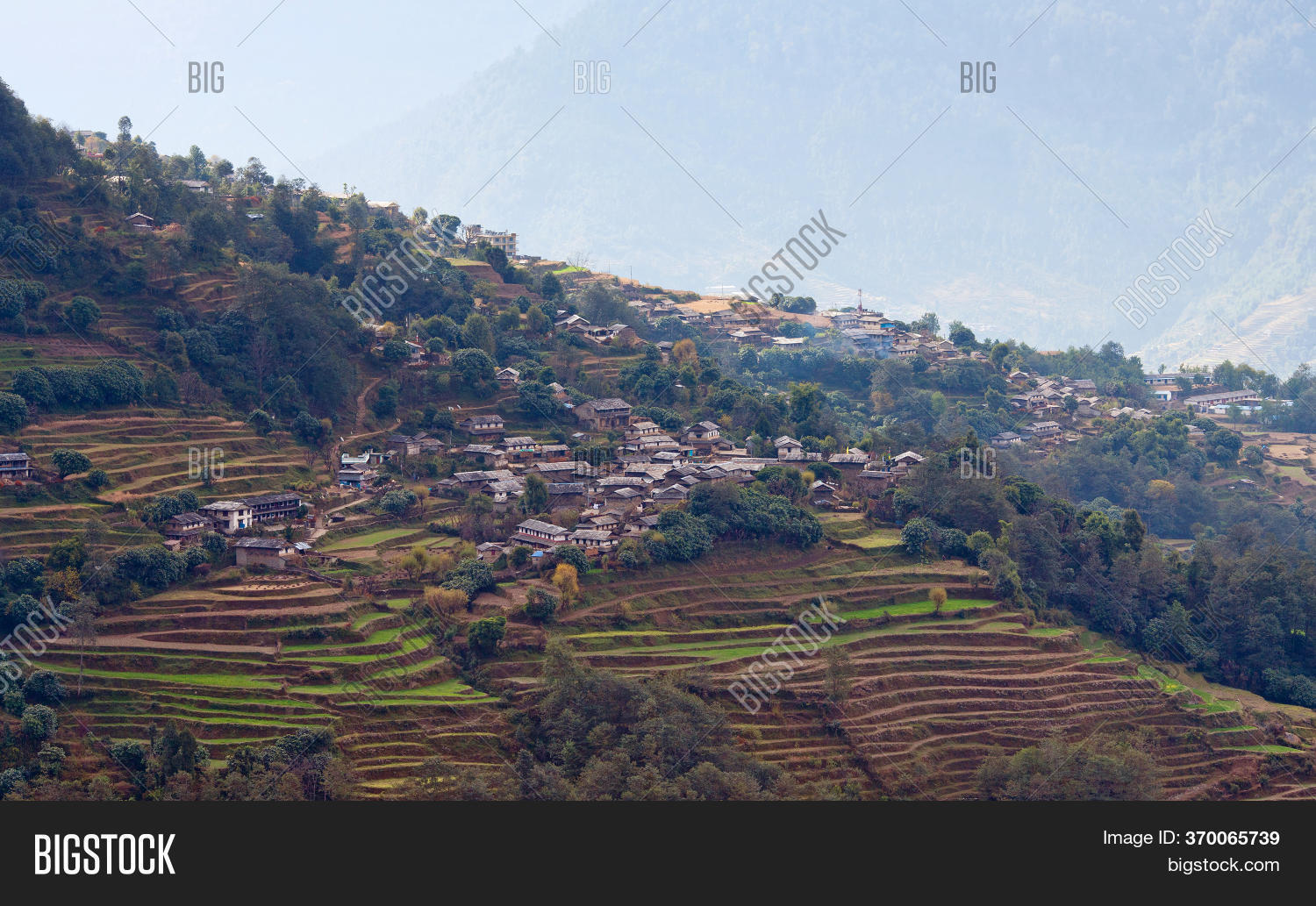 Panorama Ghandruk Image & Photo (Free Trial) | Bigstock