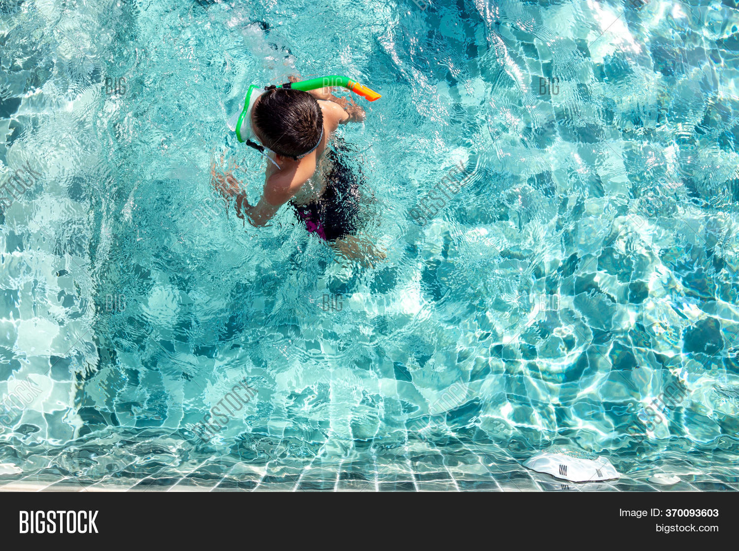 Boy Very Happy Swim Image & Photo (Free Trial) | Bigstock
