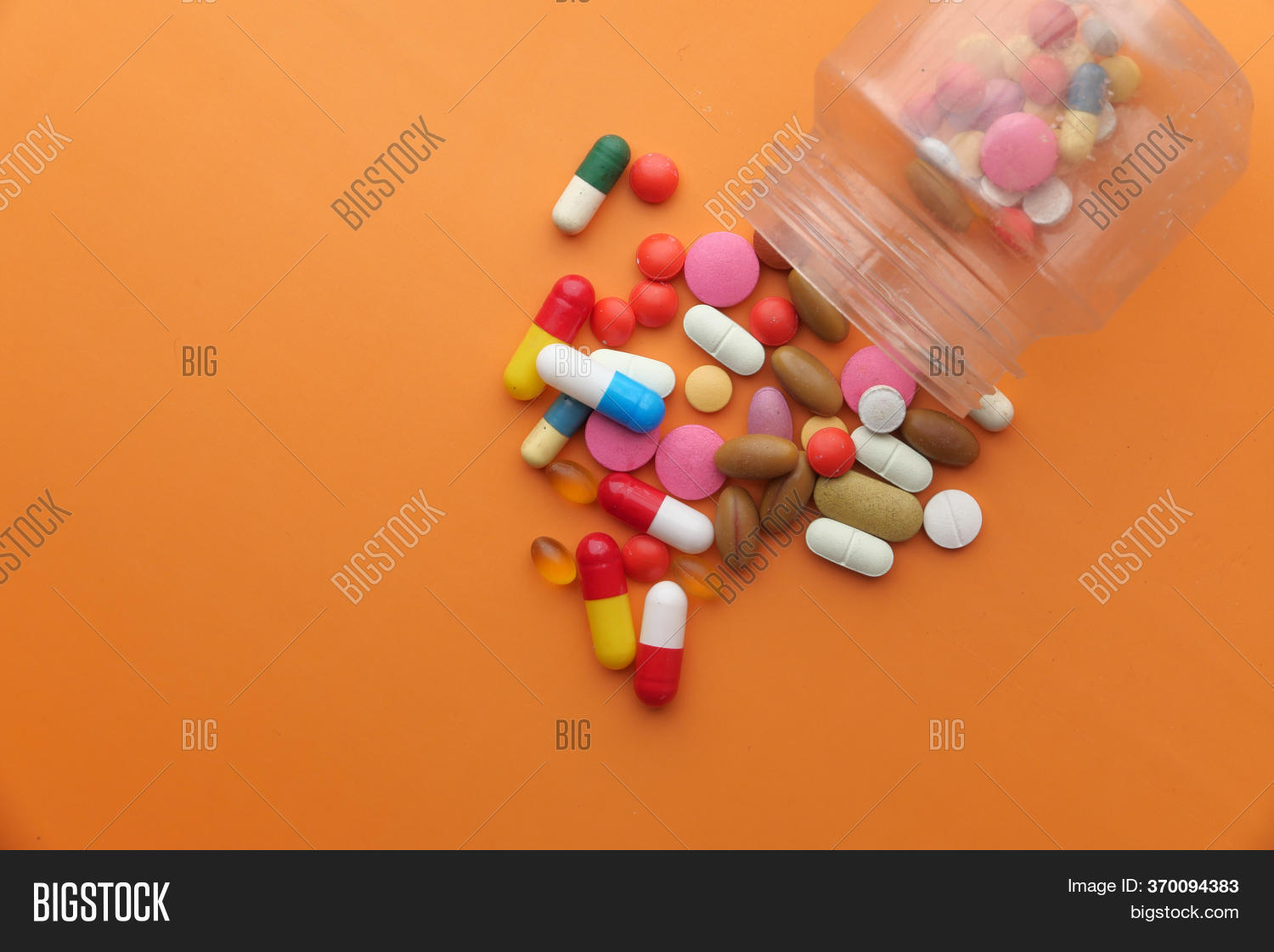 Bottle Colorful Pills Image & Photo (Free Trial) | Bigstock
