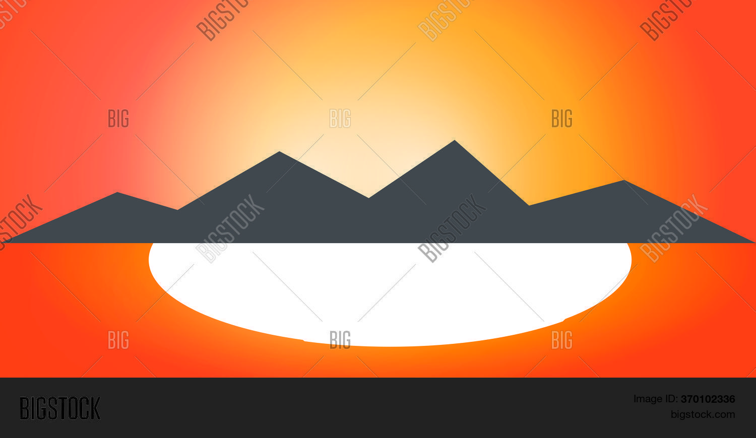Sunset Sunrise Ocean Vector & Photo (Free Trial) | Bigstock