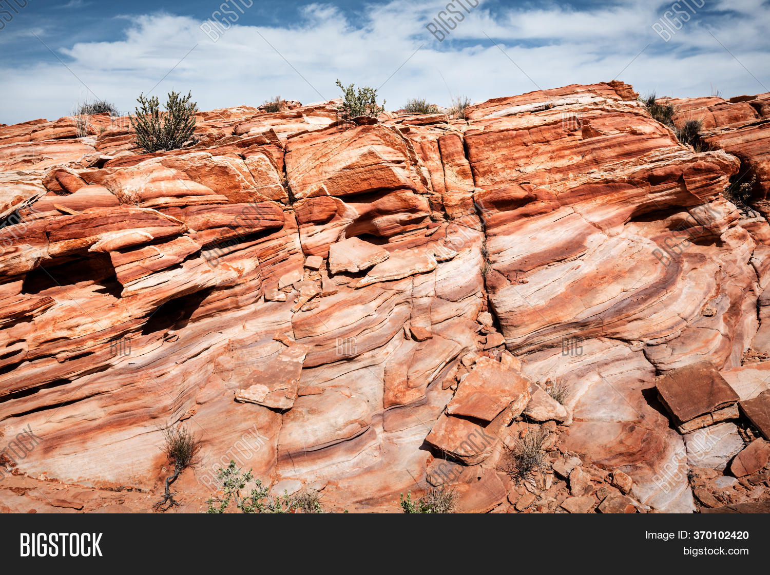 Layered Sandstone Image & Photo (Free Trial) | Bigstock