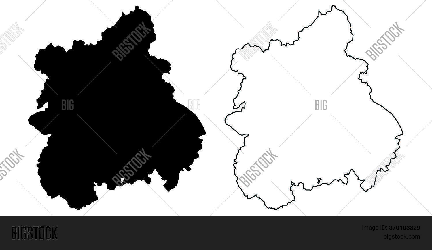 Map West Midlands Vector & Photo (Free Trial) | Bigstock