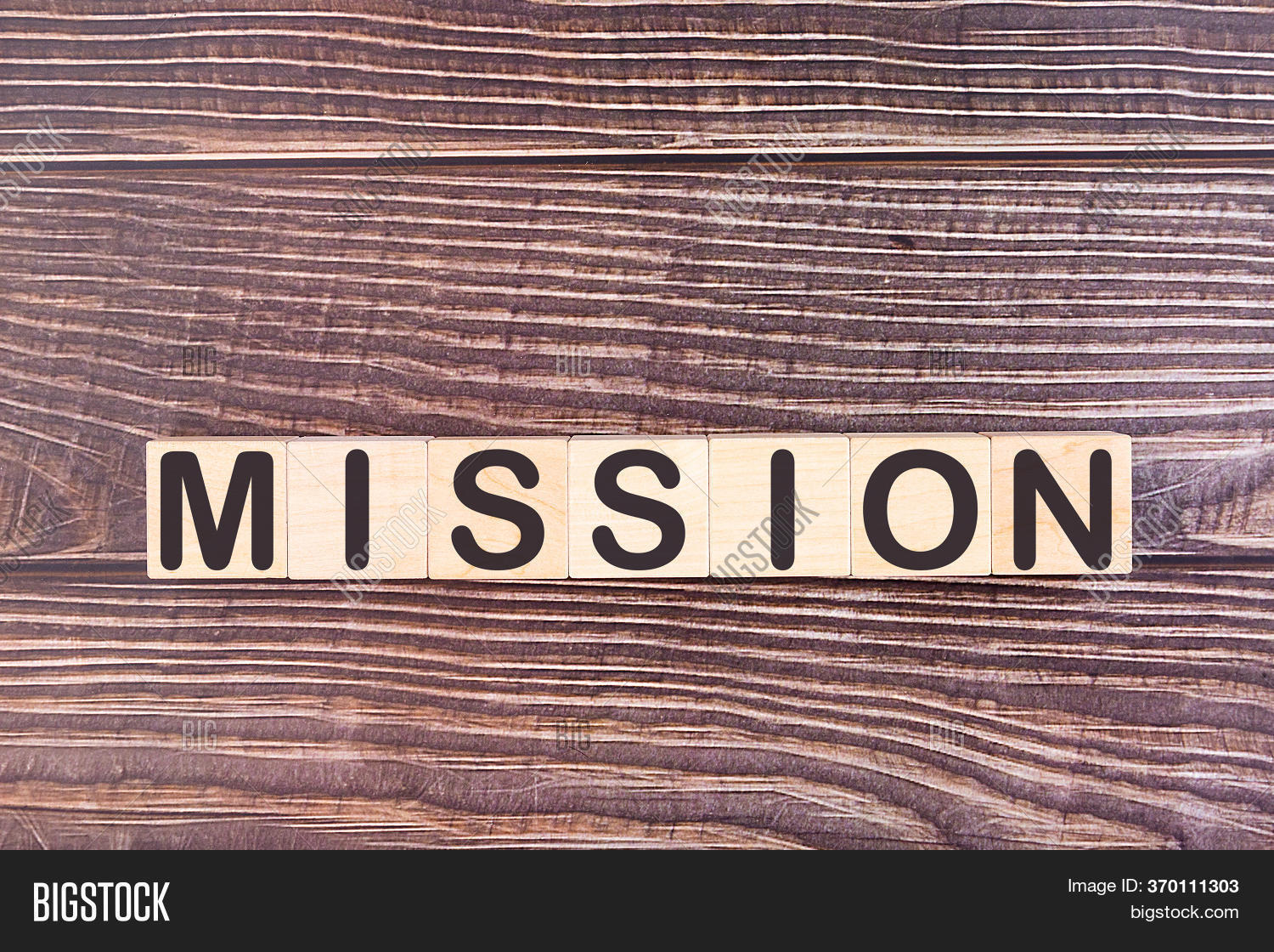 Mission Word Made Wood Image & Photo (Free Trial) | Bigstock