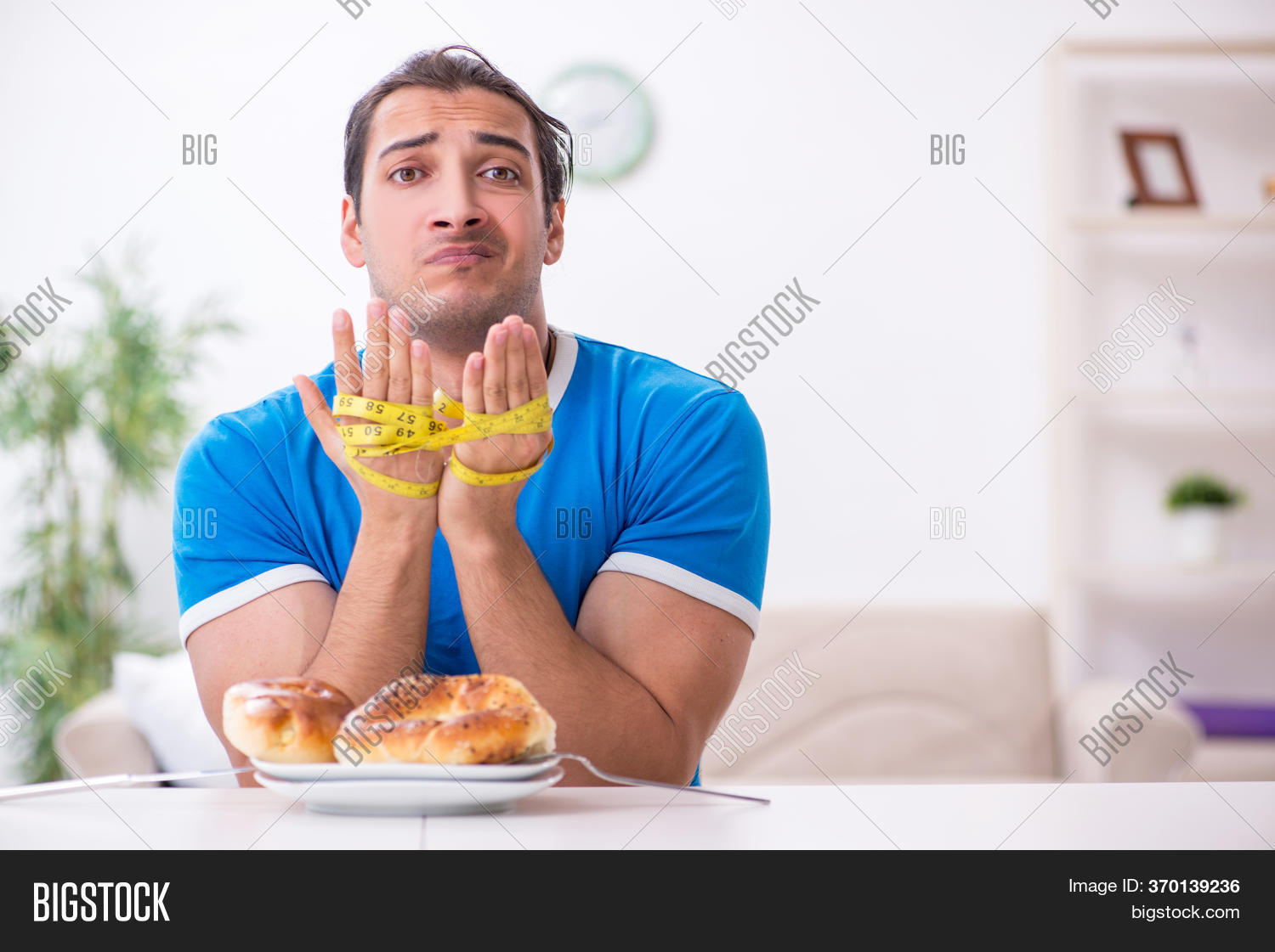 Young Hungry Man Image & Photo (Free Trial) | Bigstock
