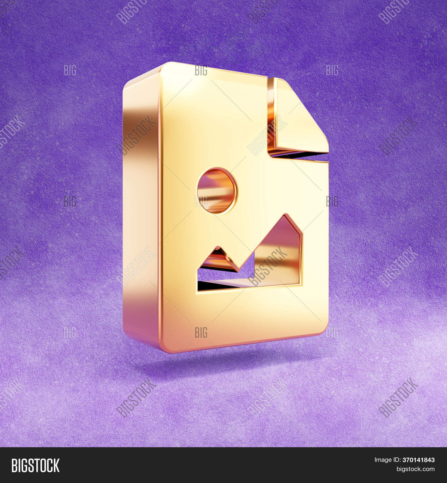 Image File Icon. Gold Image & Photo (Free Trial) | Bigstock