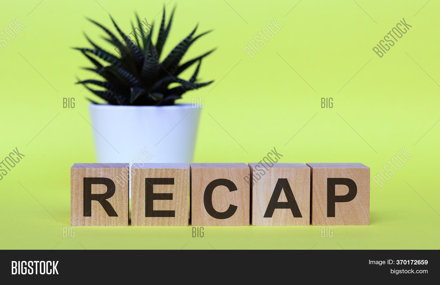 Recap Word Wooden Image & Photo (Free Trial) | Bigstock