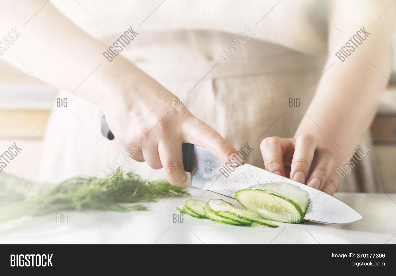 Chef Slicing Image & Photo (Free Trial) | Bigstock