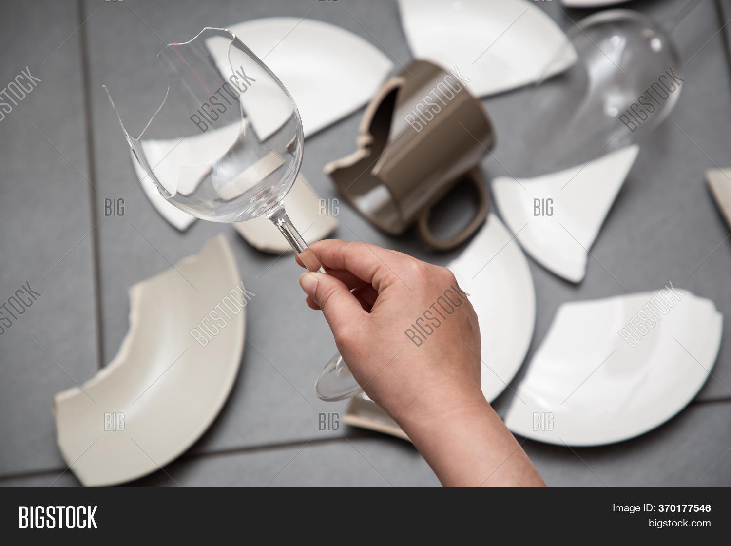 Broken Plate Broken Image & Photo (Free Trial) | Bigstock