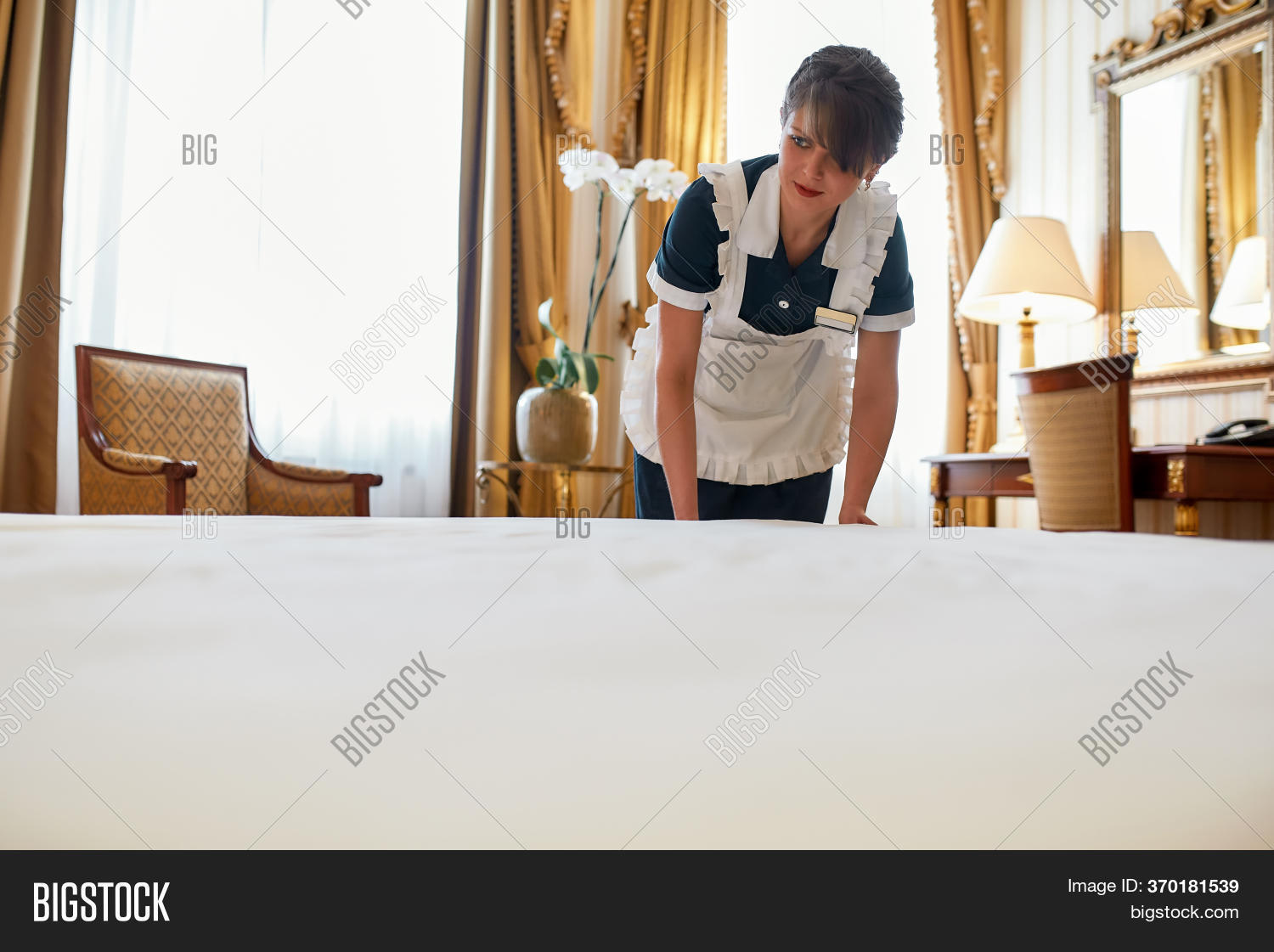 Hotel Maid Uniform Image & Photo (Free Trial) | Bigstock