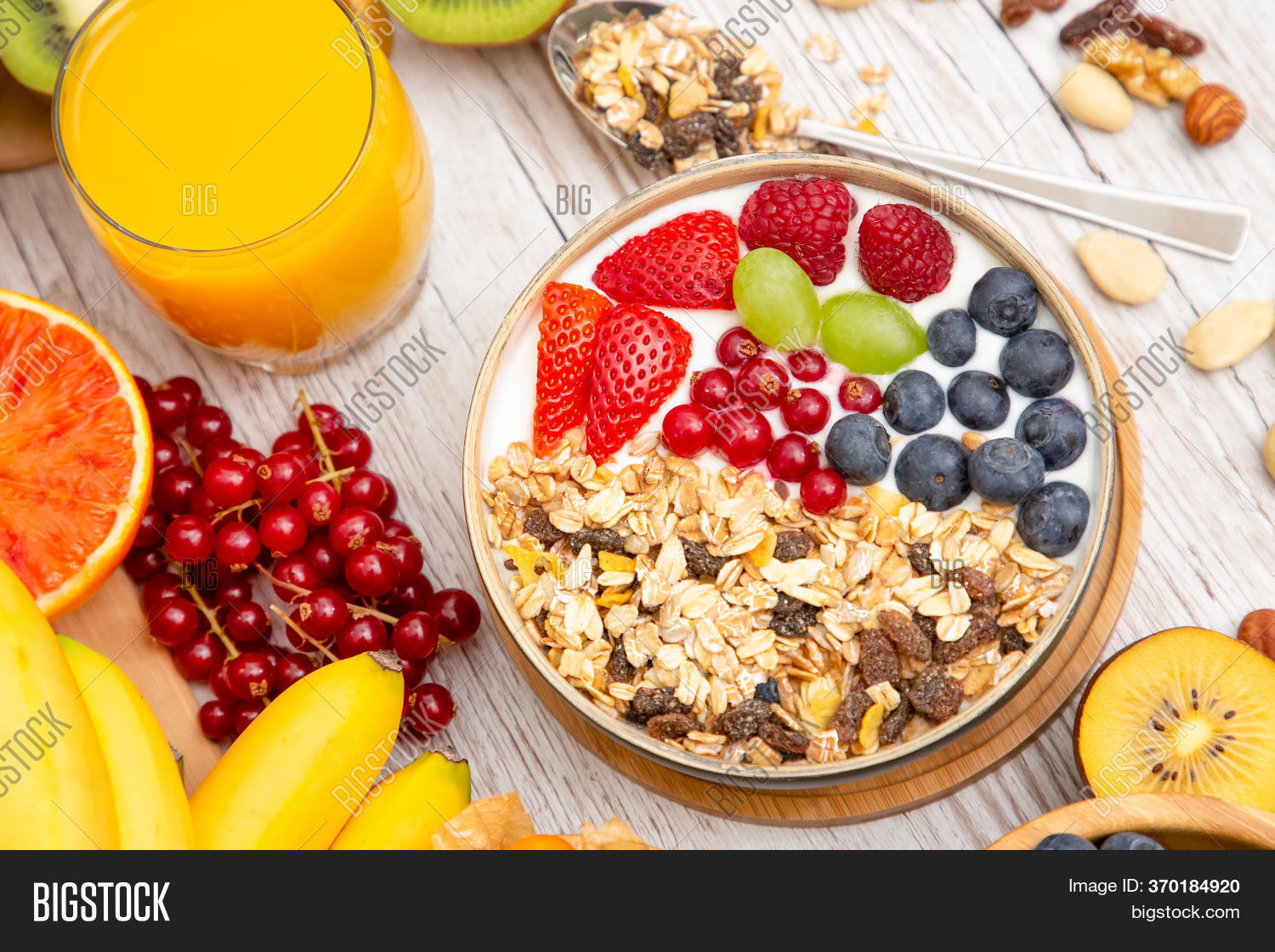Group Fruits Breakfast Image & Photo (Free Trial) | Bigstock