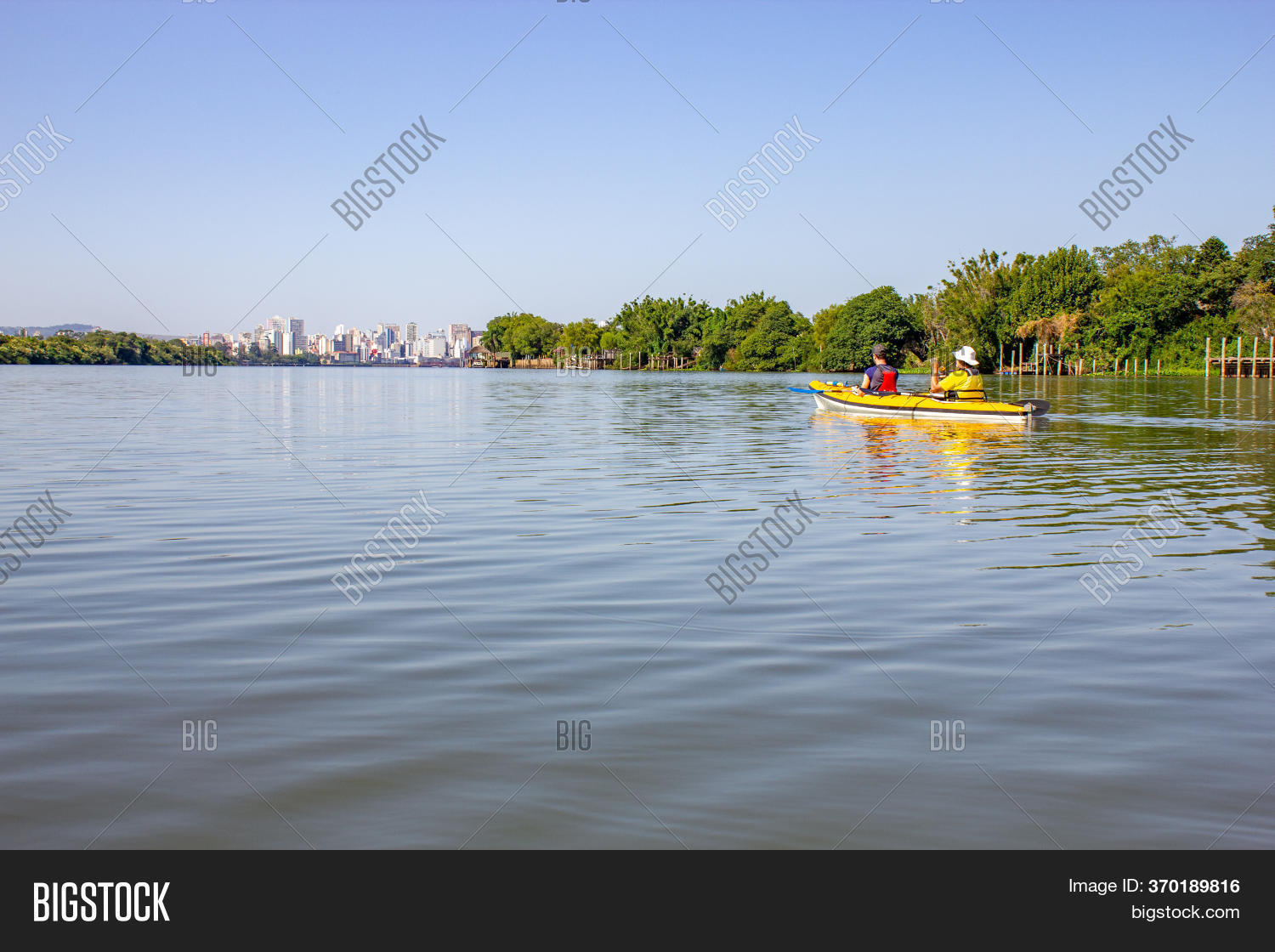 Paddling Guaiba River Image & Photo (Free Trial) | Bigstock