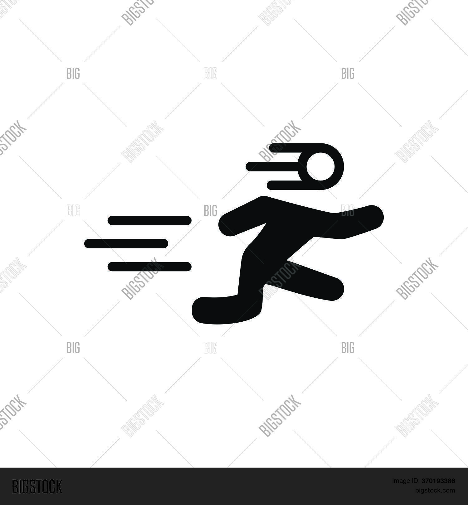 Black Solid Icon Fast Vector & Photo (Free Trial) | Bigstock