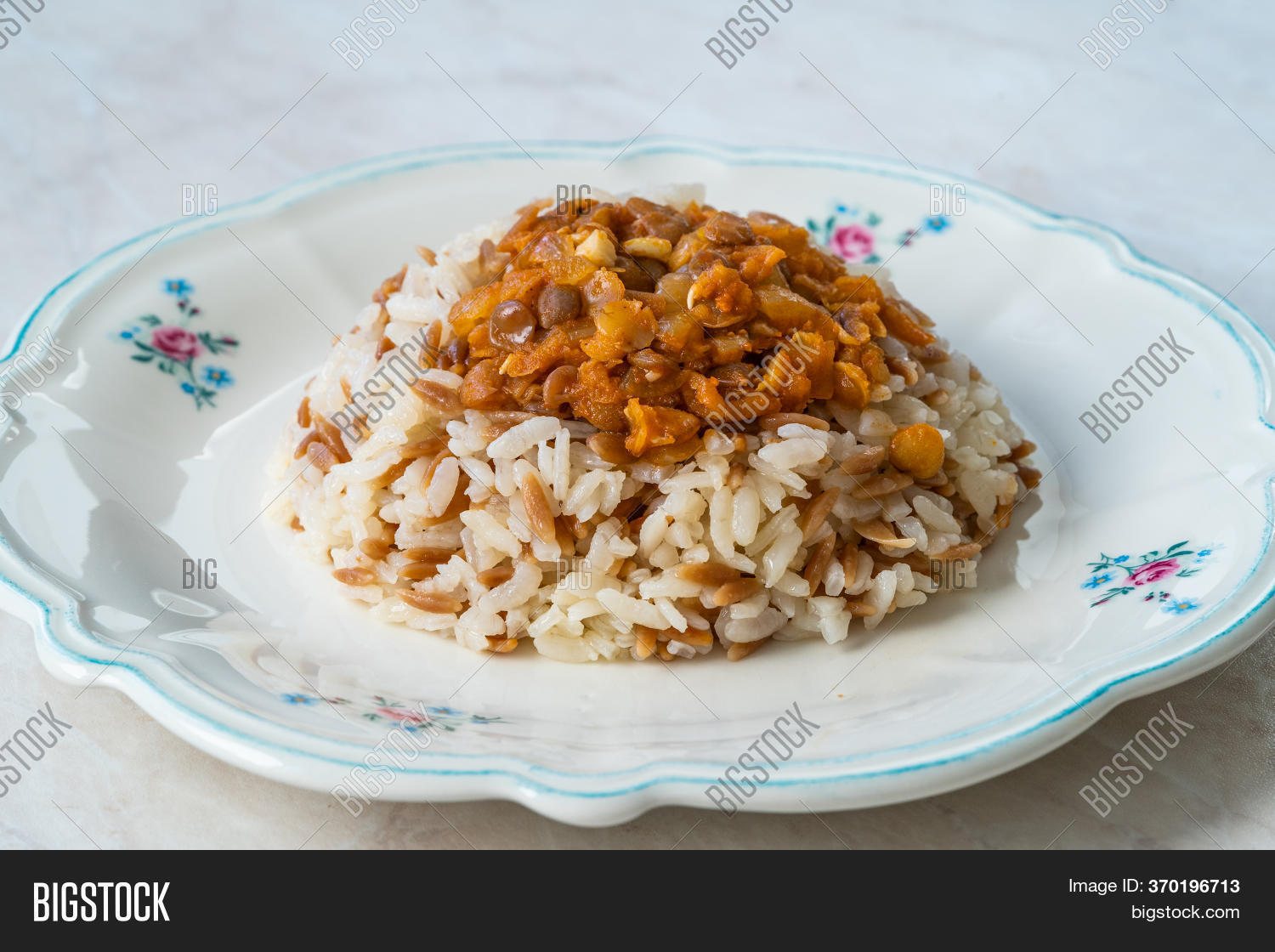 Lebanese Mujadara Rice Image & Photo (Free Trial) | Bigstock