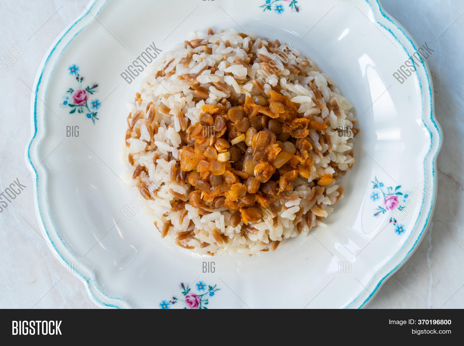 Lebanese Mujadara Rice Image & Photo (Free Trial) | Bigstock