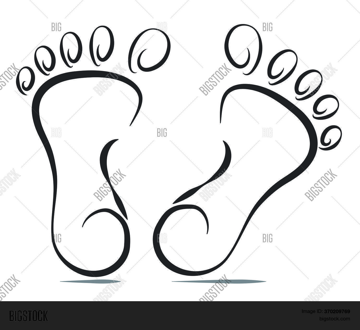 Stylized Soles Human Vector & Photo (Free Trial) | Bigstock