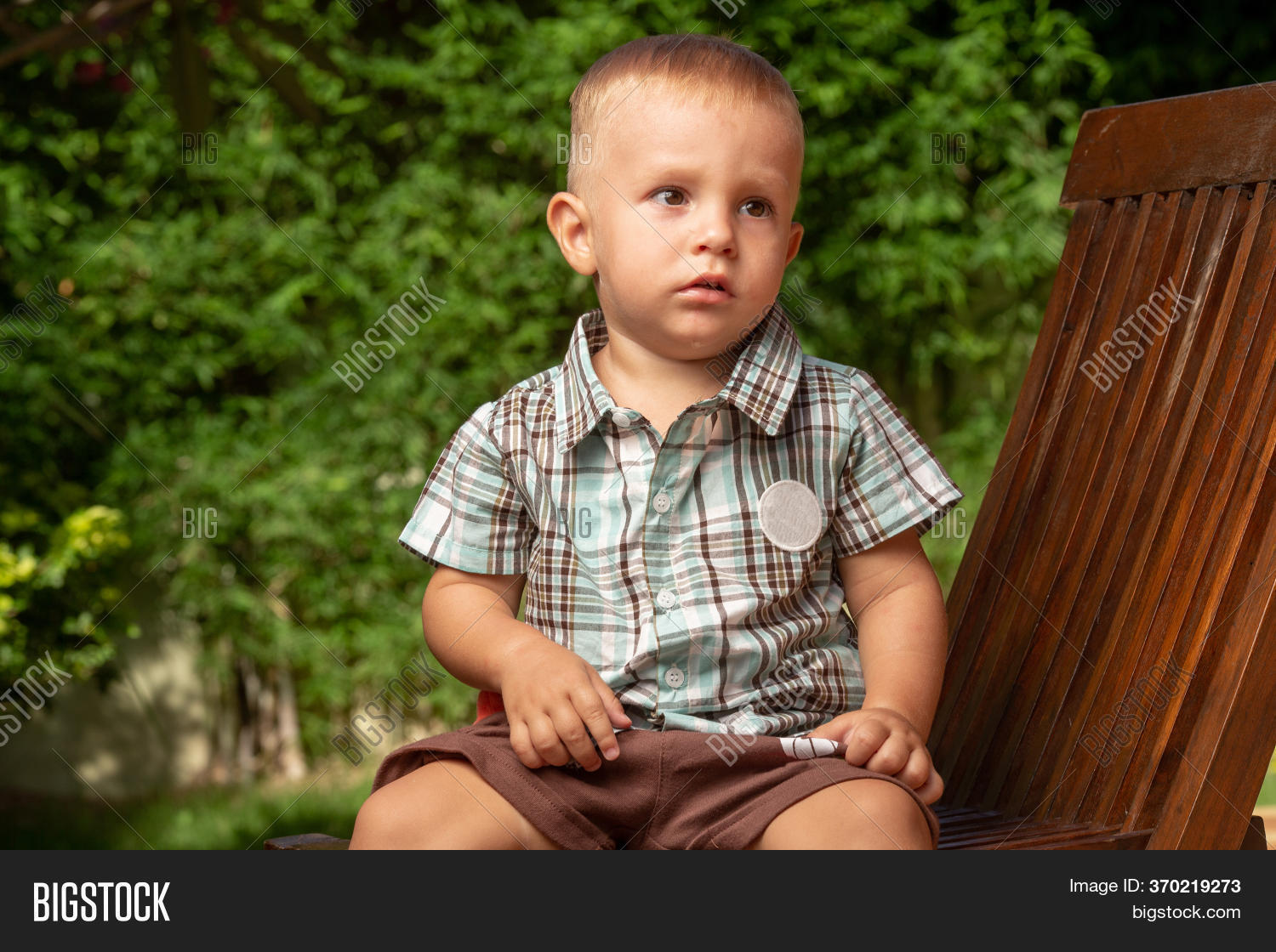 Little Boy Sitting On Image & Photo (Free Trial) | Bigstock