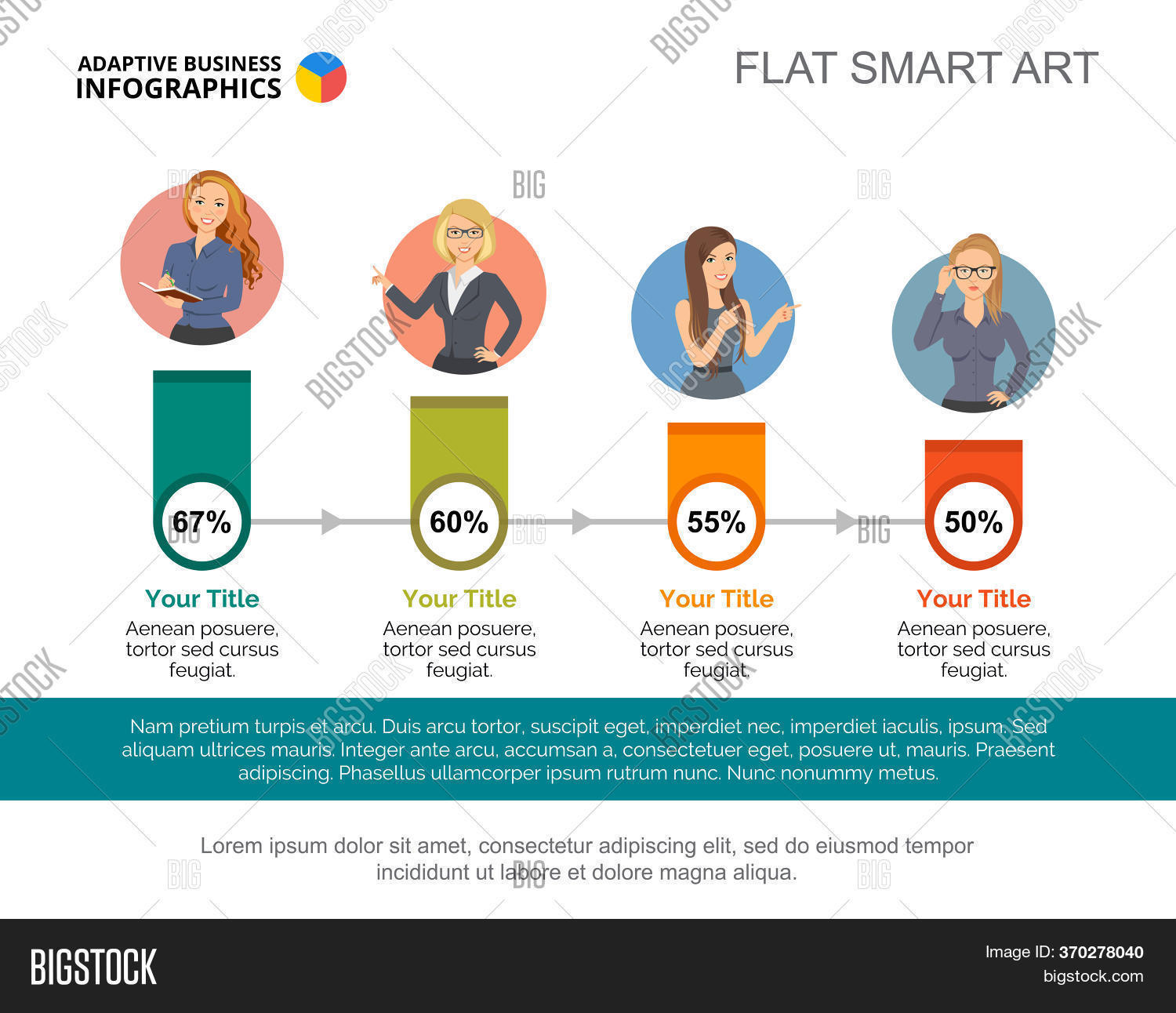 Percentage Infographic Image & Photo (Free Trial) | Bigstock