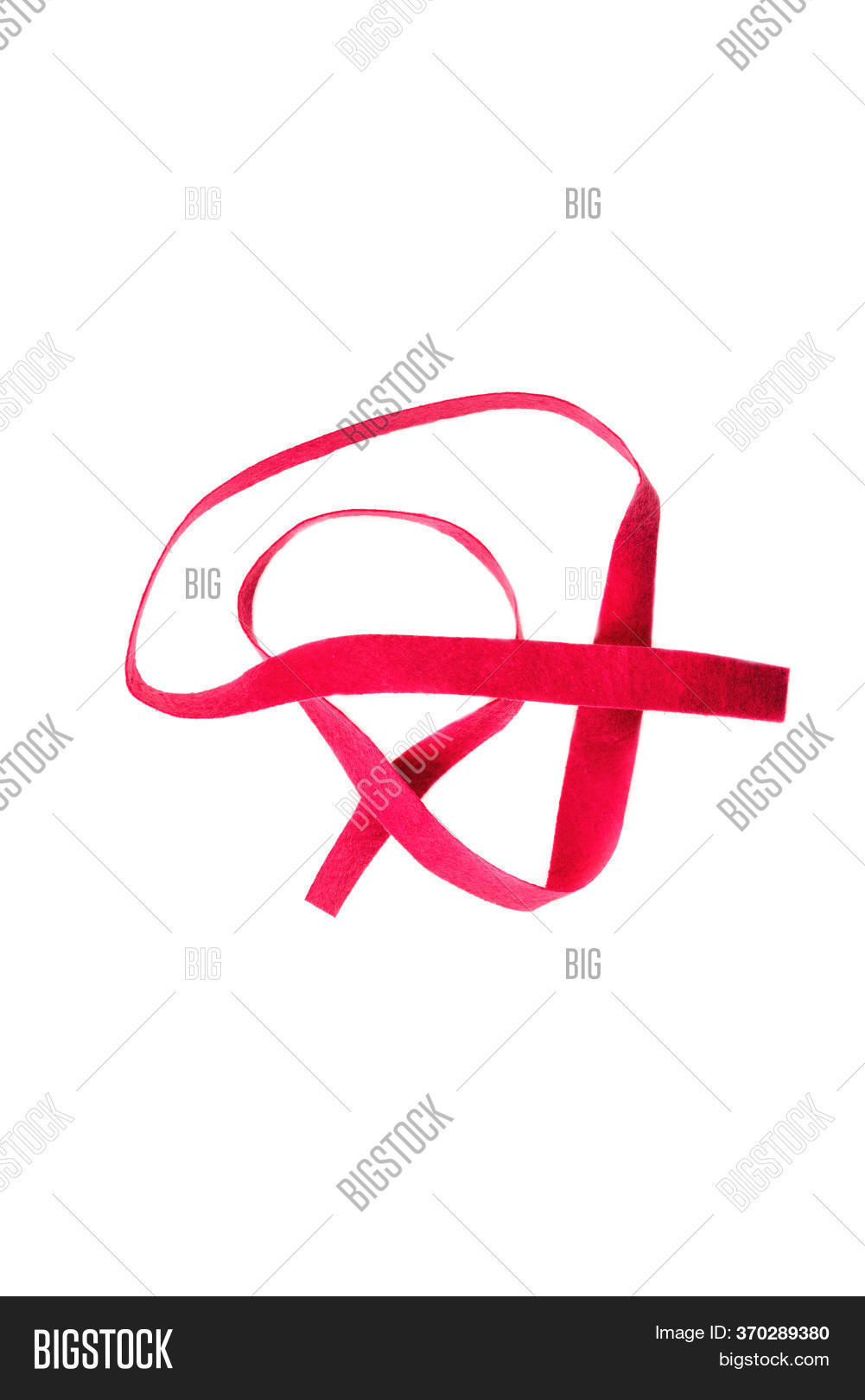 Red Strip Felt Fabric Image & Photo (Free Trial) | Bigstock