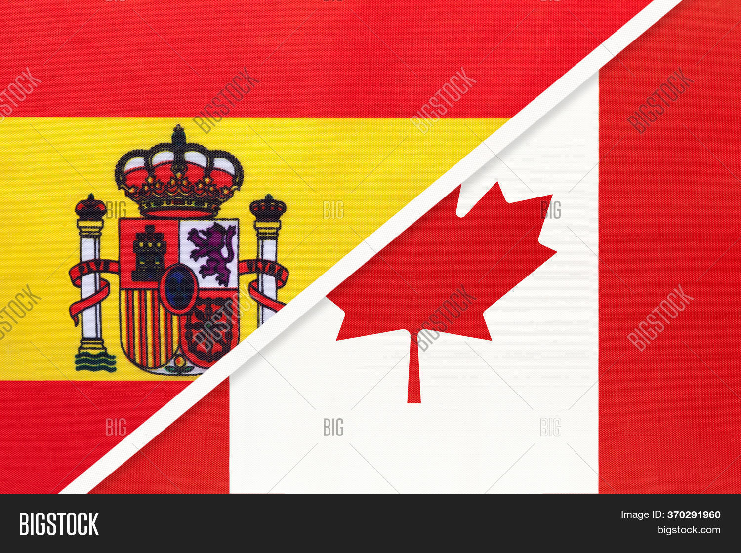 Spain Canada, Symbol Image & Photo (Free Trial) | Bigstock