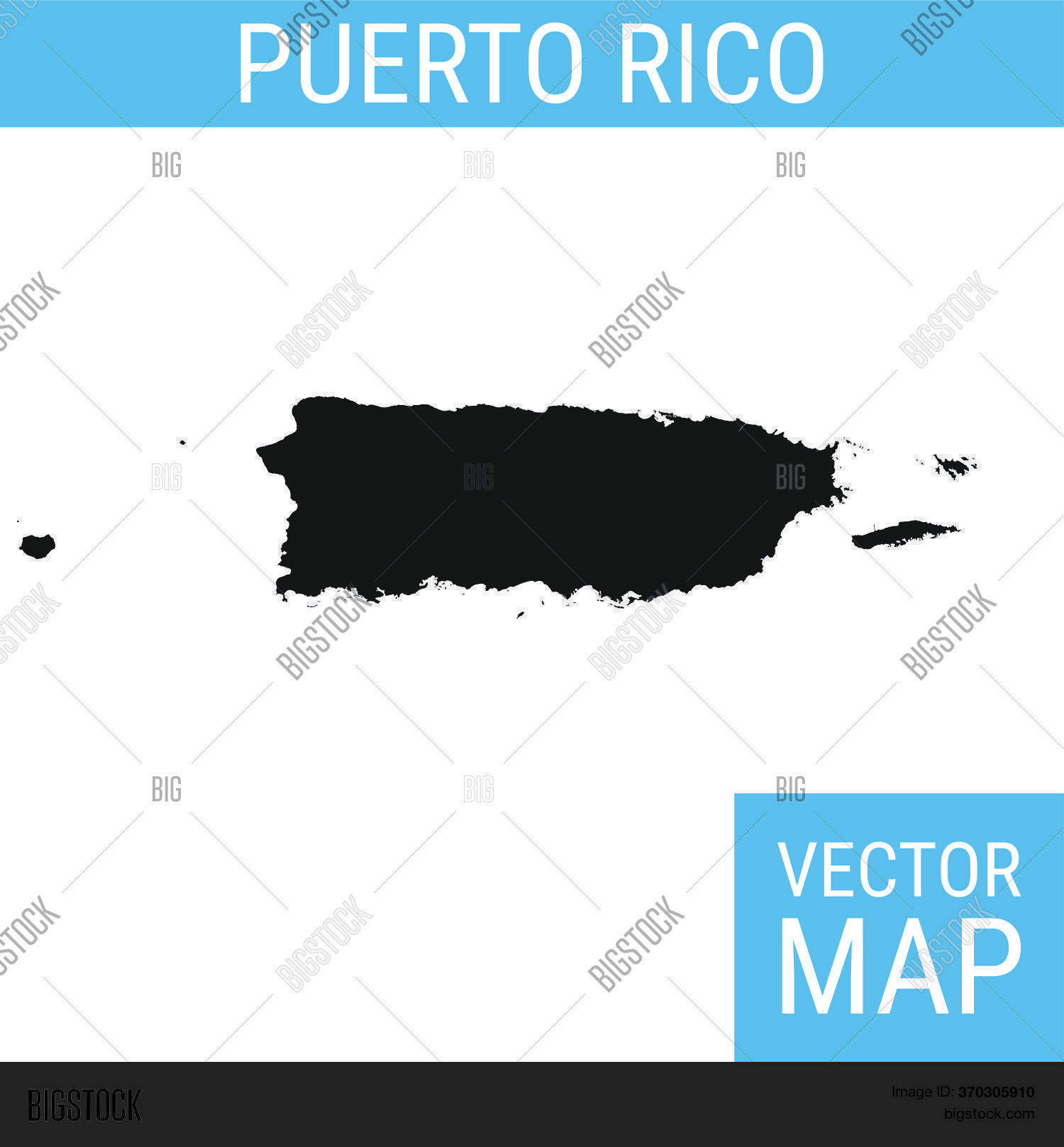Puerto Rico Vector Vector & Photo (Free Trial) | Bigstock