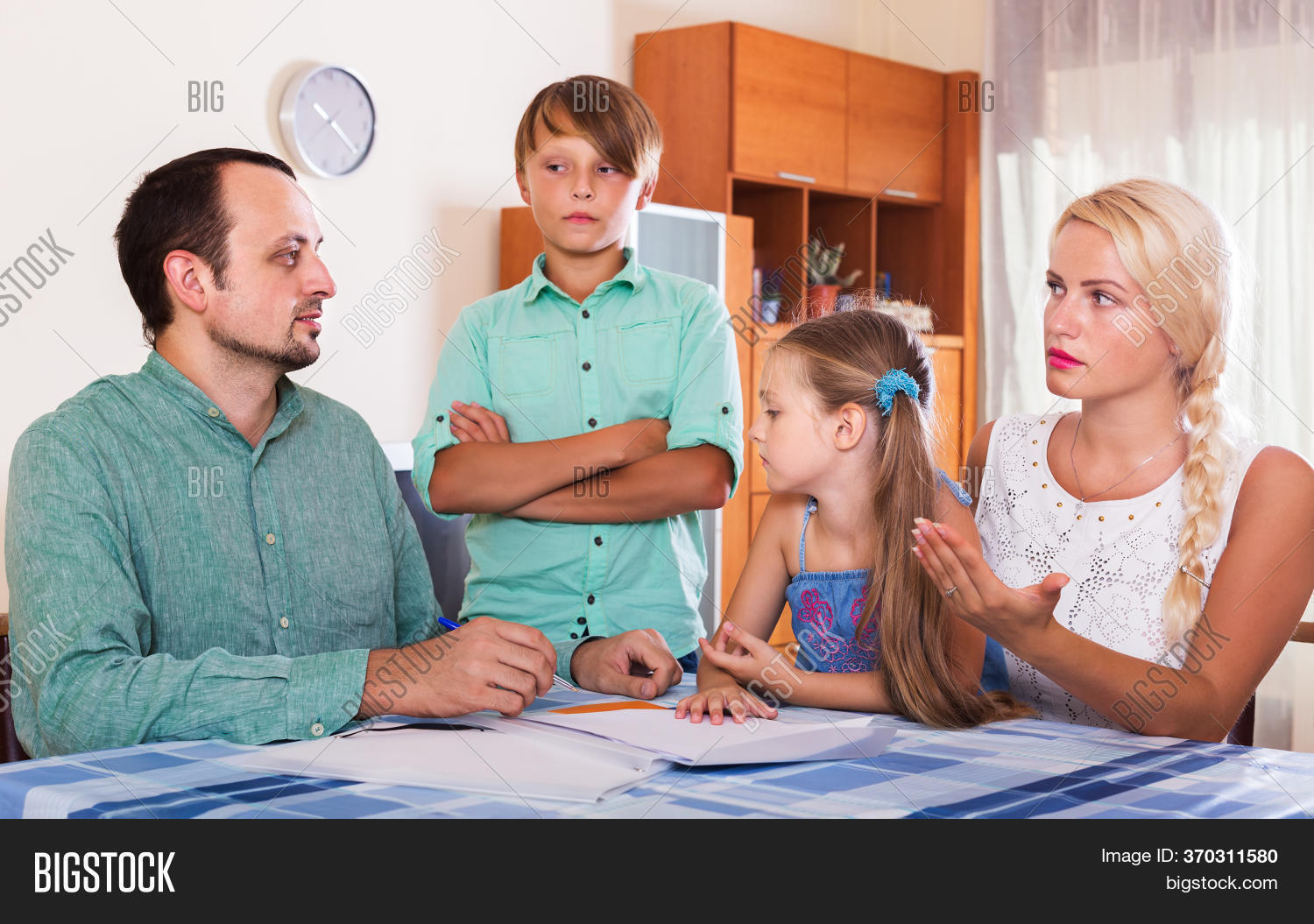 Parent Two Children Image & Photo (Free Trial) | Bigstock