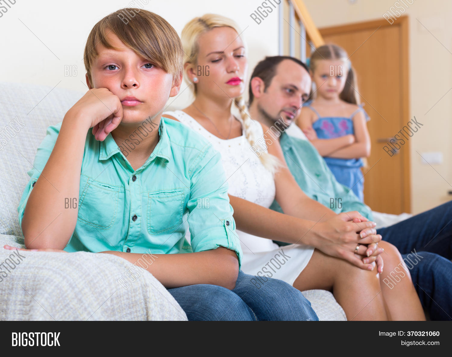 Sad Tired Parents Two Image & Photo (Free Trial) | Bigstock