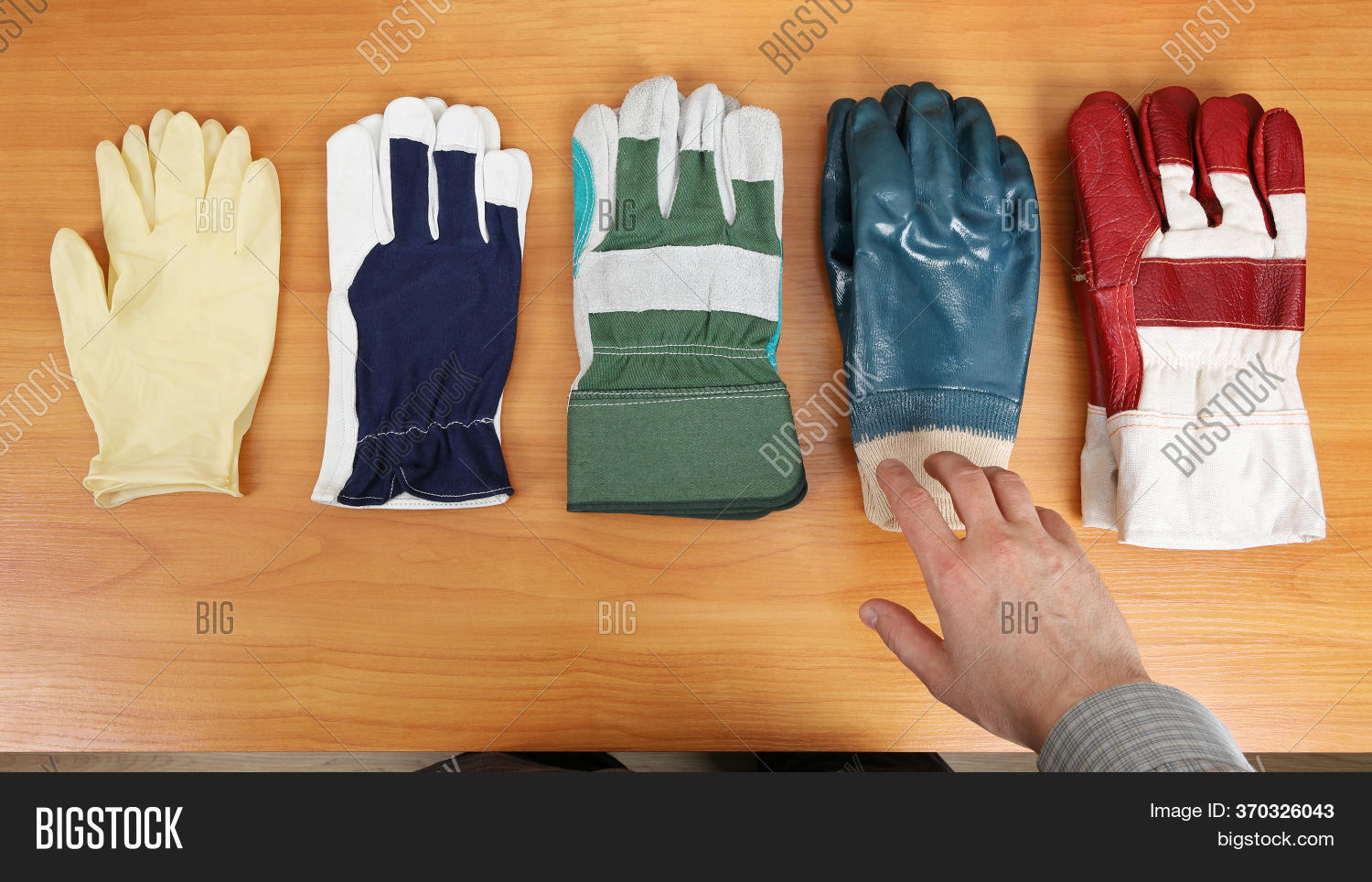 Gloves Laid Out On Image & Photo (Free Trial) | Bigstock