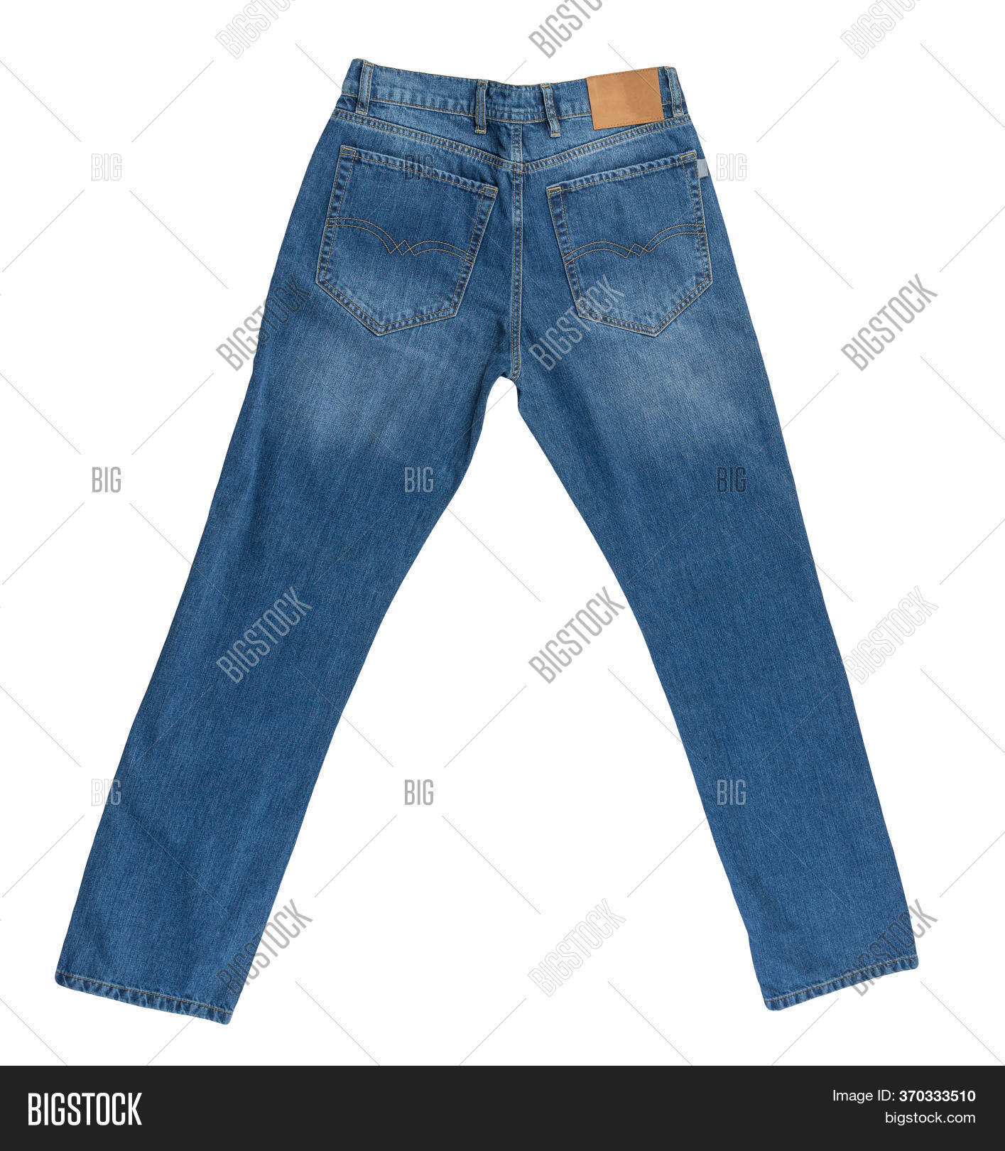 Blue Jeans Isolated On Image & Photo (Free Trial) | Bigstock