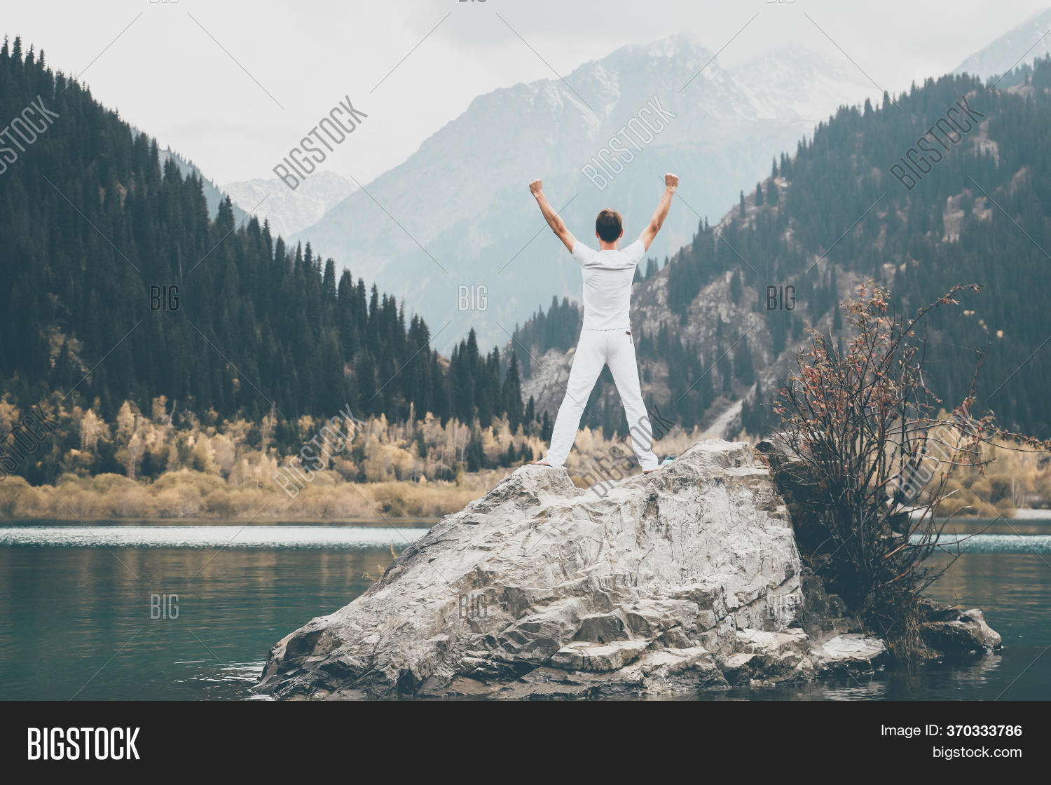 Man Stands On Large Image & Photo (Free Trial) | Bigstock