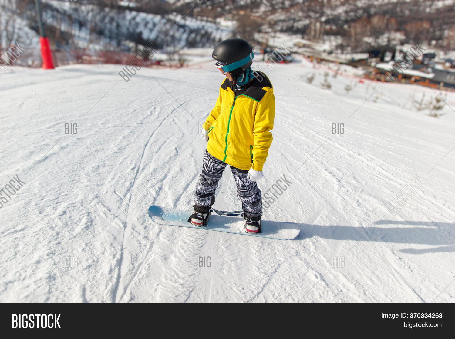 Snowboarder Black Image & Photo (Free Trial) | Bigstock
